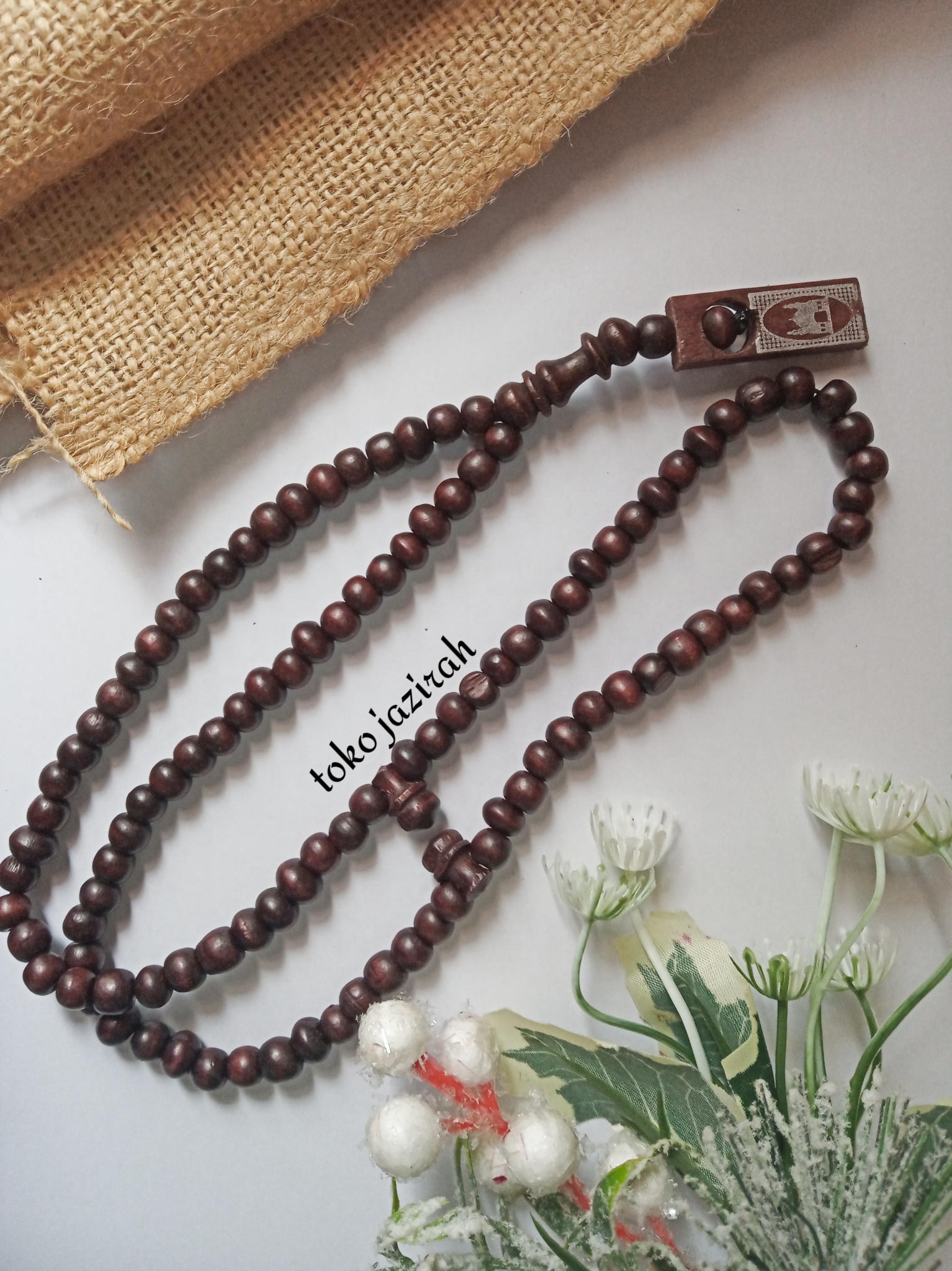 Tasbih Kayu 99 | Toko Jazirah | Toko Perlengkapan Oleh-Oleh Haji dan Umroh